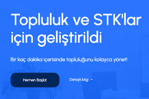 Topluluk ve STK Yönetim Sistemleri - Dersoft